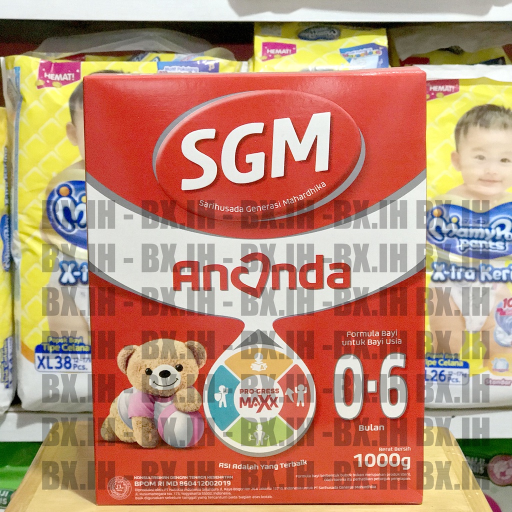 Jual Susu SGM Ananda 0-6 Bulan Susu Formula 1000g - SGM 0 6 Bulan ...