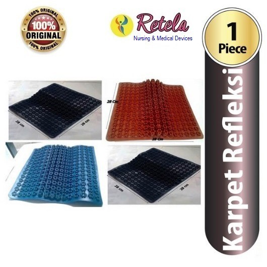 Jual KARPET REFLEKSI GELOMBANG / ALAT PIJAK TELAPAK KAKI REFLEKSI / Rematik / Asam Urat / Sakit ...