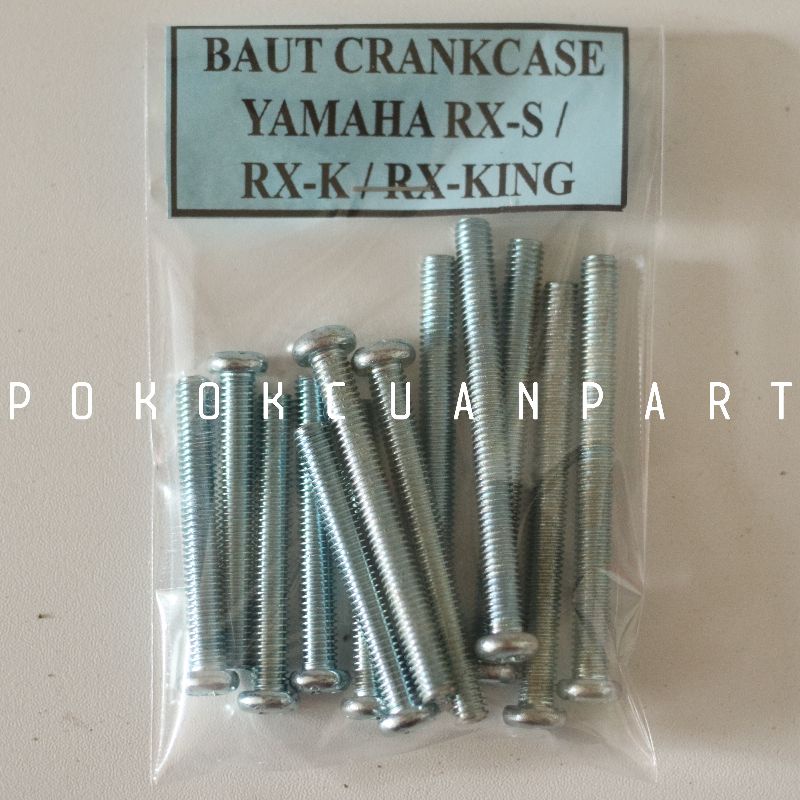 Jual baut crankcase mesin tengah Yamaha RX K S KING SPECIAL RXS RXKING ...
