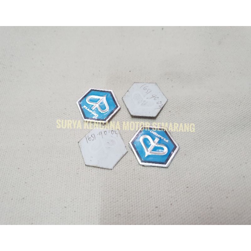 Jual Logo emblem cung chung waru segienam hexagon hidung dasi vespa px ...