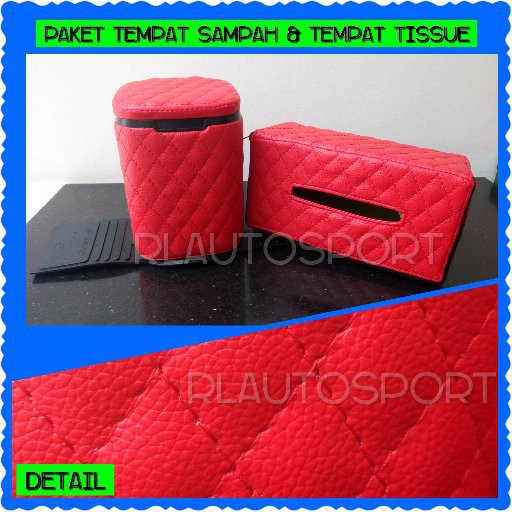 Jual PAKET Dustbin Tempat sampah mobil dan tempat tissue dashbord Murah ...