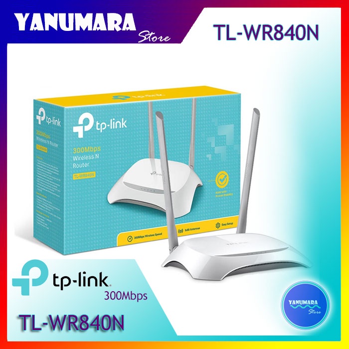 Jual TP Link TL-WR840N Wireless Router 300Mbps | Shopee Indonesia