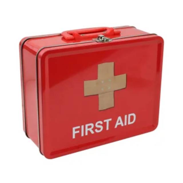 Jual Kotak Penyimpanan Obat First Aid Box 01a 21.7x16.9x9.1 Cm - Merah ...