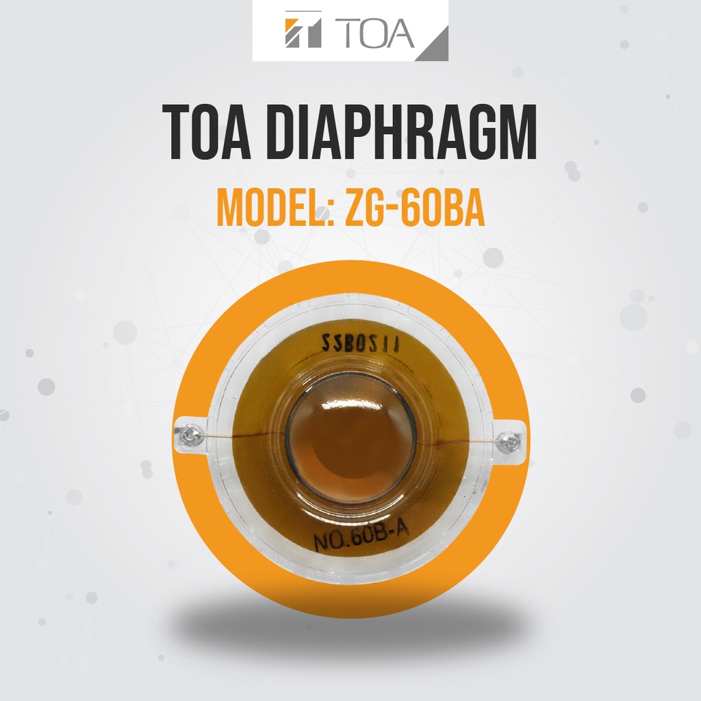 Jual TOA Diaphragm Model ZG-60 B-A - Garansi Resmi | Shopee Indonesia