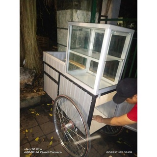 Jual gerobak sempol gerobak kuwe serabi gerobak bakso gerobak somay ...