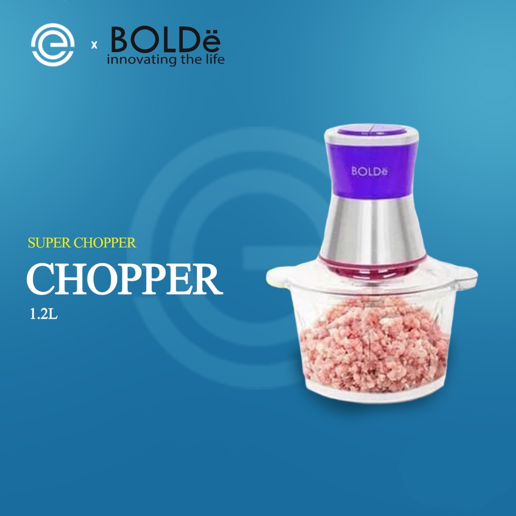 BOLDe Blender Chopper Stainless 1.2 Liter - SUPER CHOPPER | Shopee ...