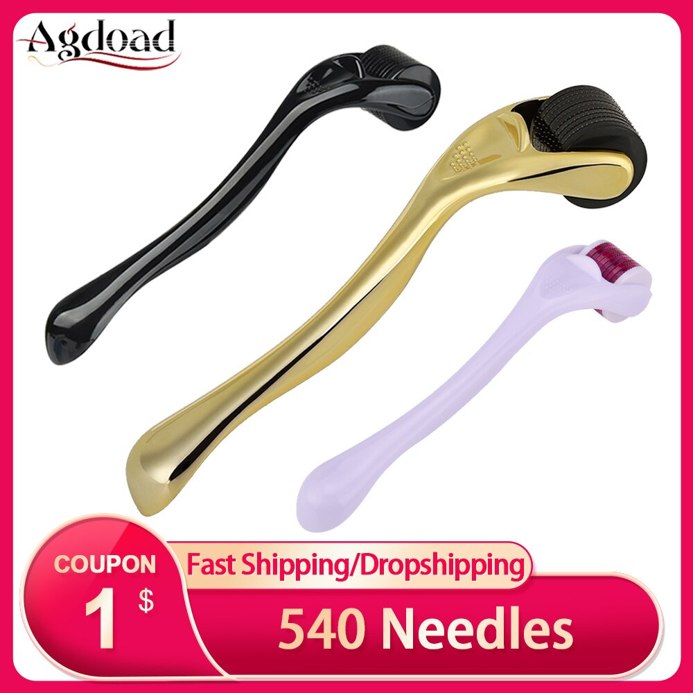 Jual PREORDER 0.2/0.25/0.3Mm 540 Jarum Jarum Mikro Roller Titanium ...