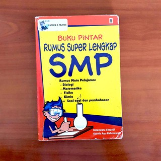 Jual Buku Rumus IPA SUPER LENGKAP + Soal Pembahasan - Mat, Fis, Kimia ...