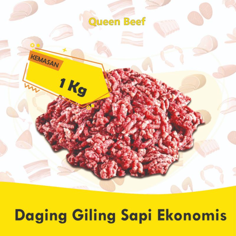Jual Daging Giling Sapi Ekonomis Minced Beef 1kg Daging Sapi Olahan