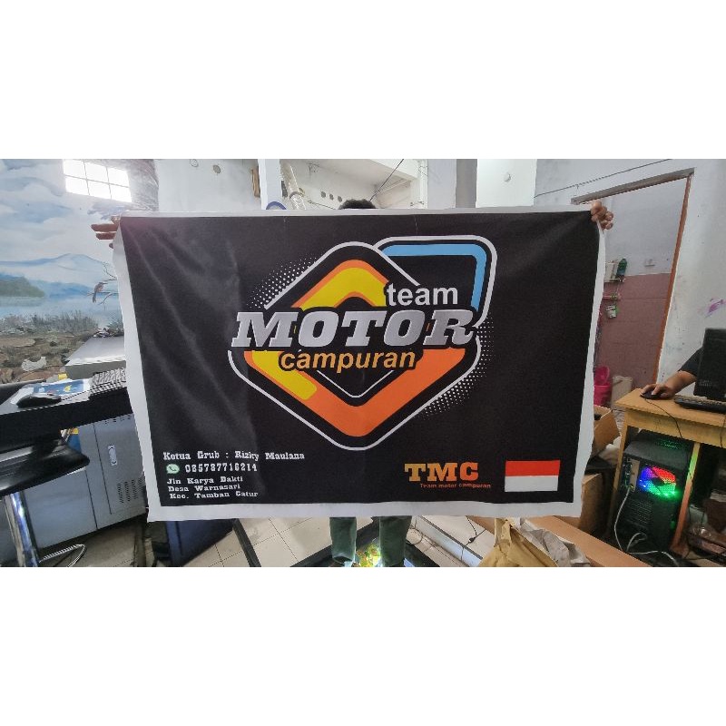 Jual Cetak Bendera Komunitas dan spanduk kain | Shopee Indonesia
