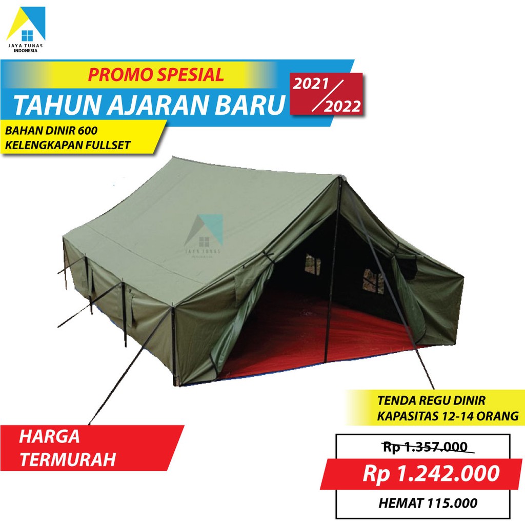 Jual Tenda Pramuka / Tenda A / Tenda Regu Pramuka / Tenda Komando ...