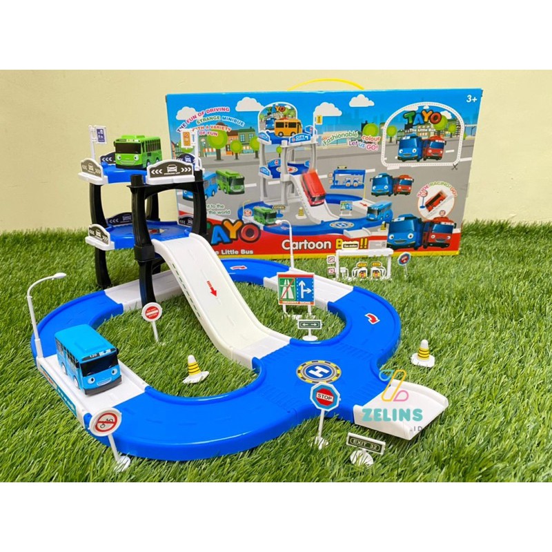 Mainan Tayo | Diecast Tayo 1:64 | Mainan Mobil Anak | Bus Tayo Play Set ...
