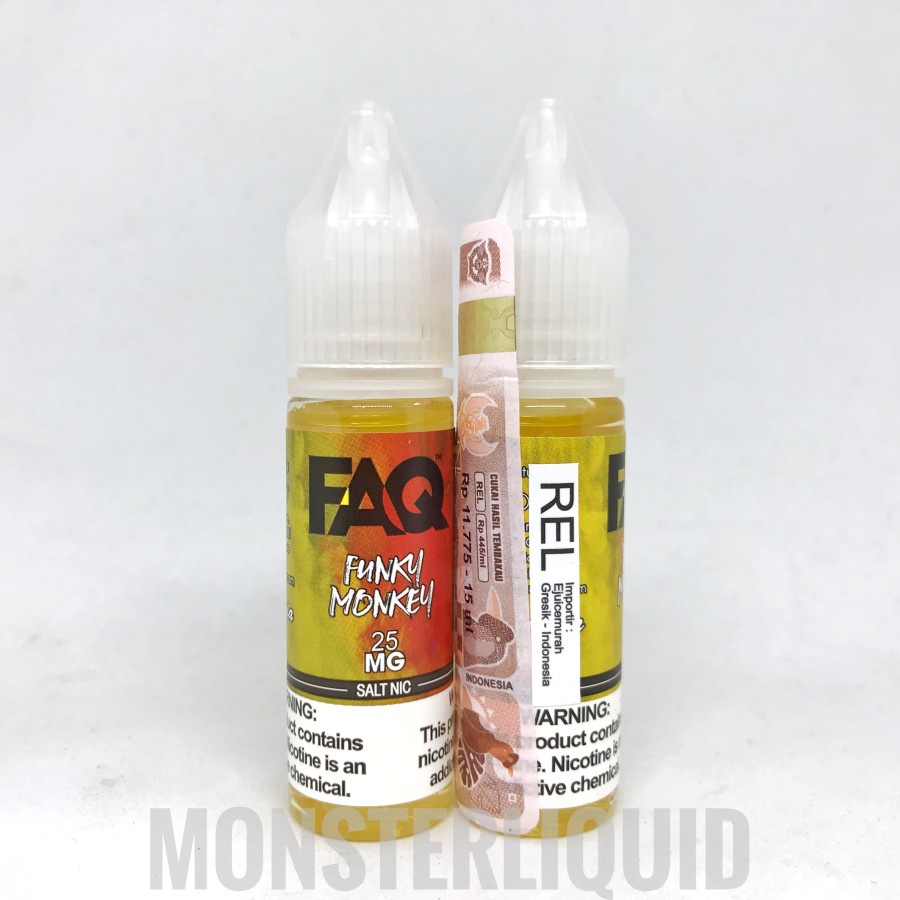 Jual SALT FAQ FUNKY MONKEY BY EJM 25MG 15ML | Shopee Indonesia