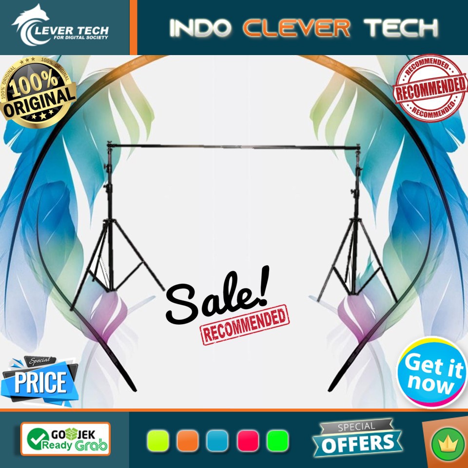 Jual Tronic Background STand BGS Scopic (Telescopic system) | Shopee ...