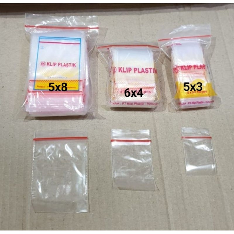 Jual Plastik Klip UK Kecil isi 100 pcs | Shopee Indonesia