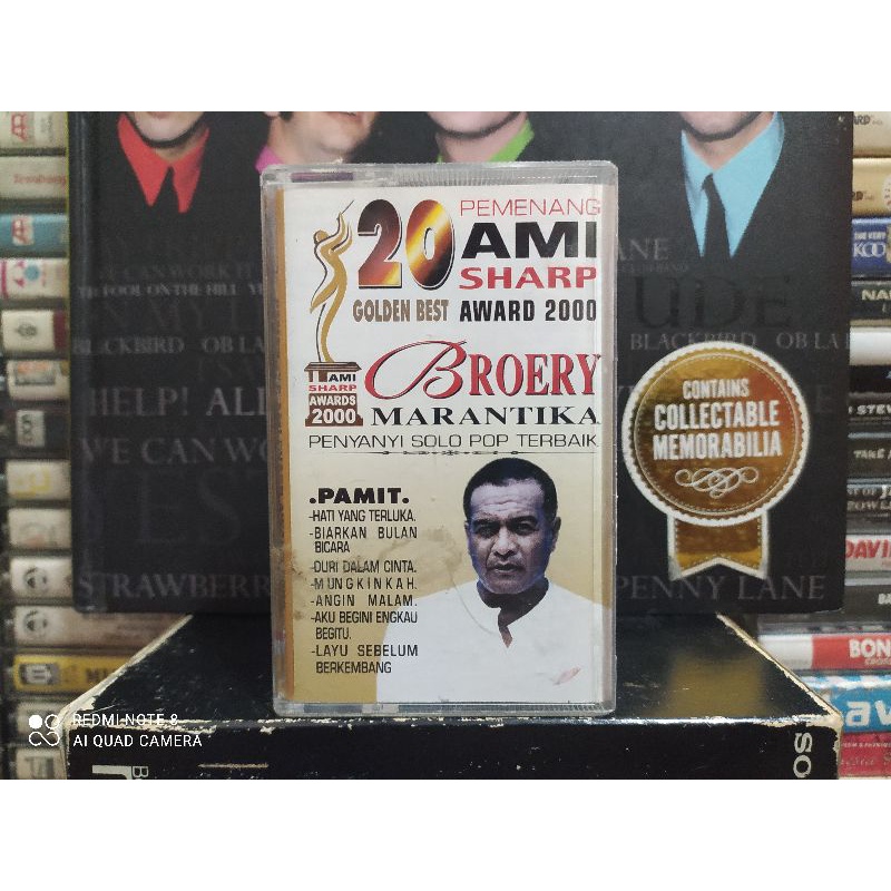 Jual Kaset Pita : PEMENANG AMI SHARP AWARD 2000 - 20 GOLDEN BEST - BROERY MARANTIKA | Shopee ...
