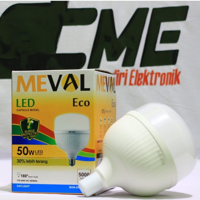 Jual LAMPU LED KAPSUL 50W MEVAL ECO | Shopee Indonesia