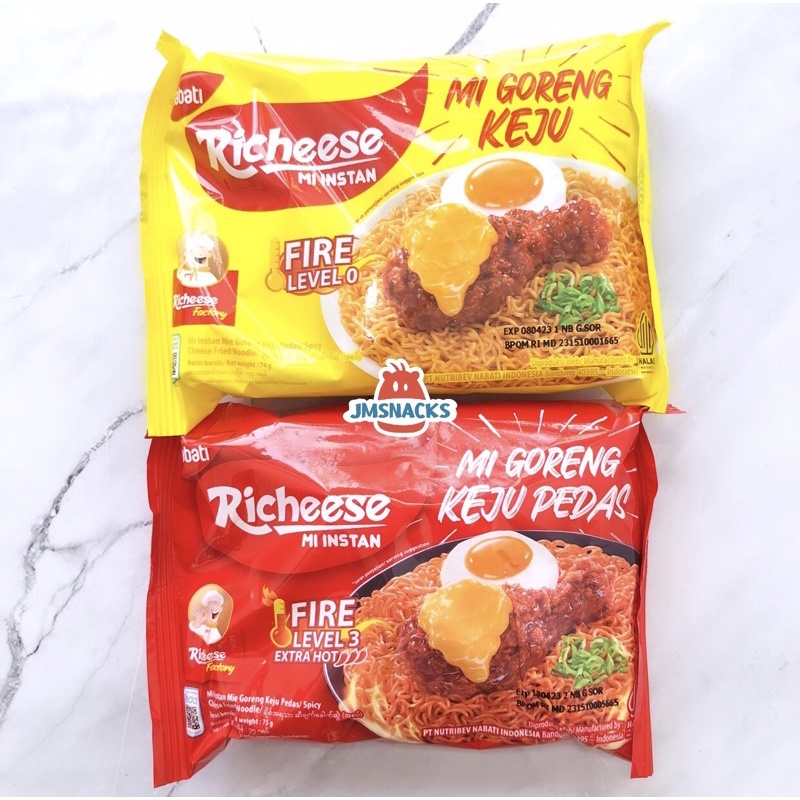 Jual [PROMO!!] Richeese Mie Goreng Keju 74gr - mie instant viral nikmat ...