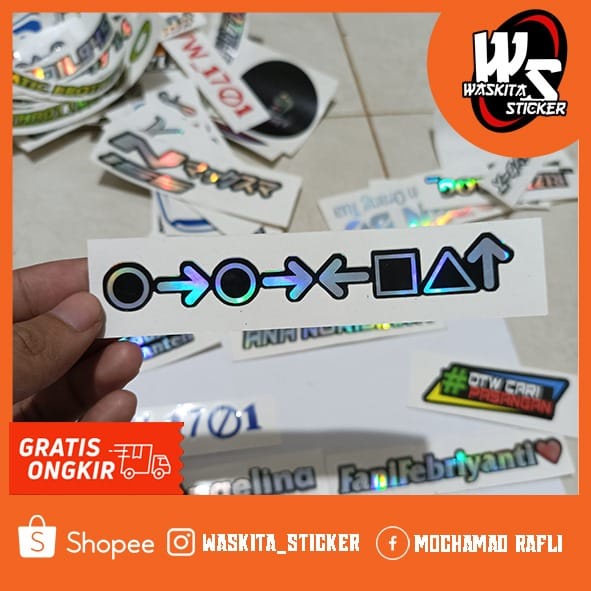 Jual Stiker/Sicker/stikerCustom/StikerMotor/CutttingSticker/StikerNama ...