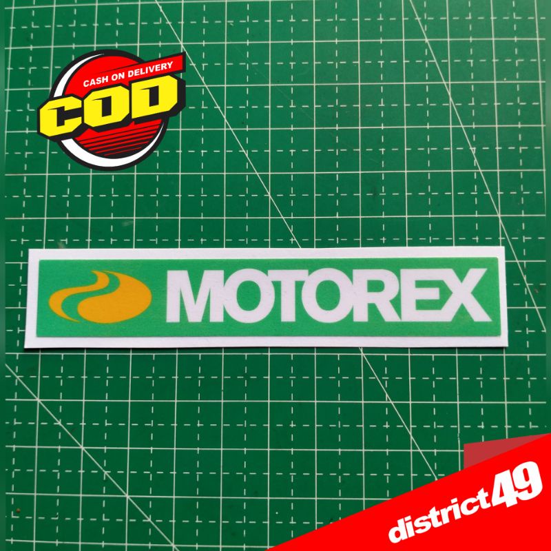 Jual Sticker MOTOREX - Stiker Print and Cut - Sticker Printing Laminasi ...
