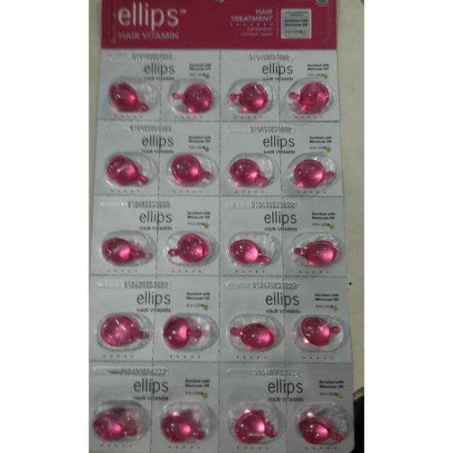 Jual Ellips / ELIPS hair treatment isi 20blister Pink (vitamin rambut ...
