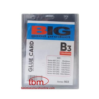 Jual GLUE CARD BIG B3 / NAME TAG / CARD HOLDER / ID CARD MIKA PACK ISI ...