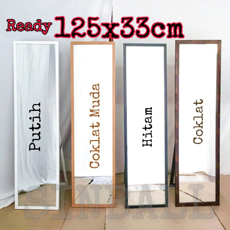 Jual Standing mirror kaca berdiri aesthetic cermin full body bingkai ...