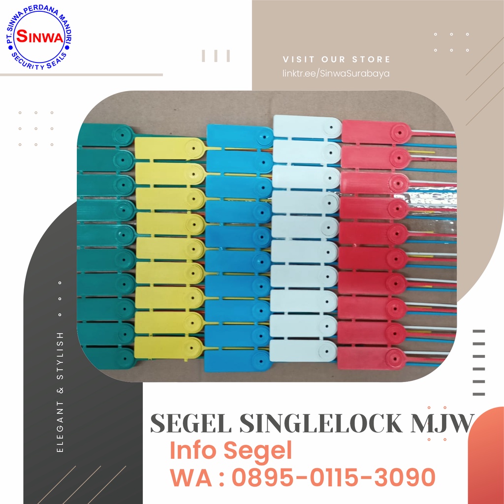Jual security seal / segel pengaman / segel plastik / segel cargo ...
