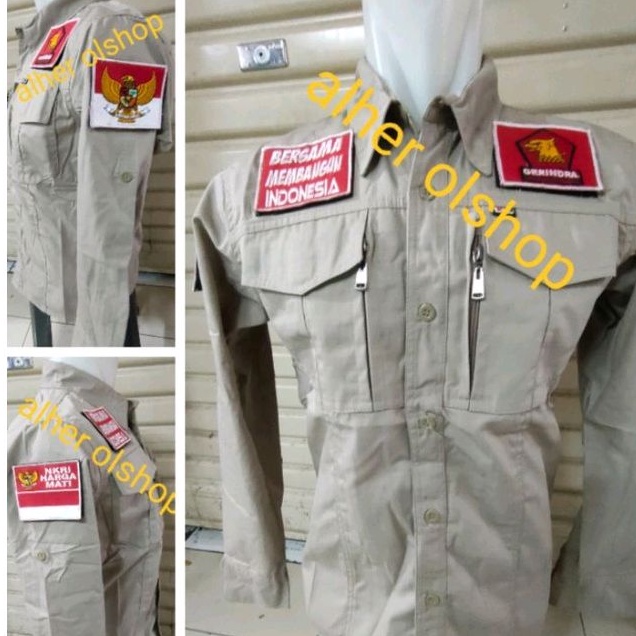 Jual Kemeja tactical partai gerindra baju tactical partai gerindra ... Jual Kemeja tactical partai gerindra baju tactical partai gerindra ...