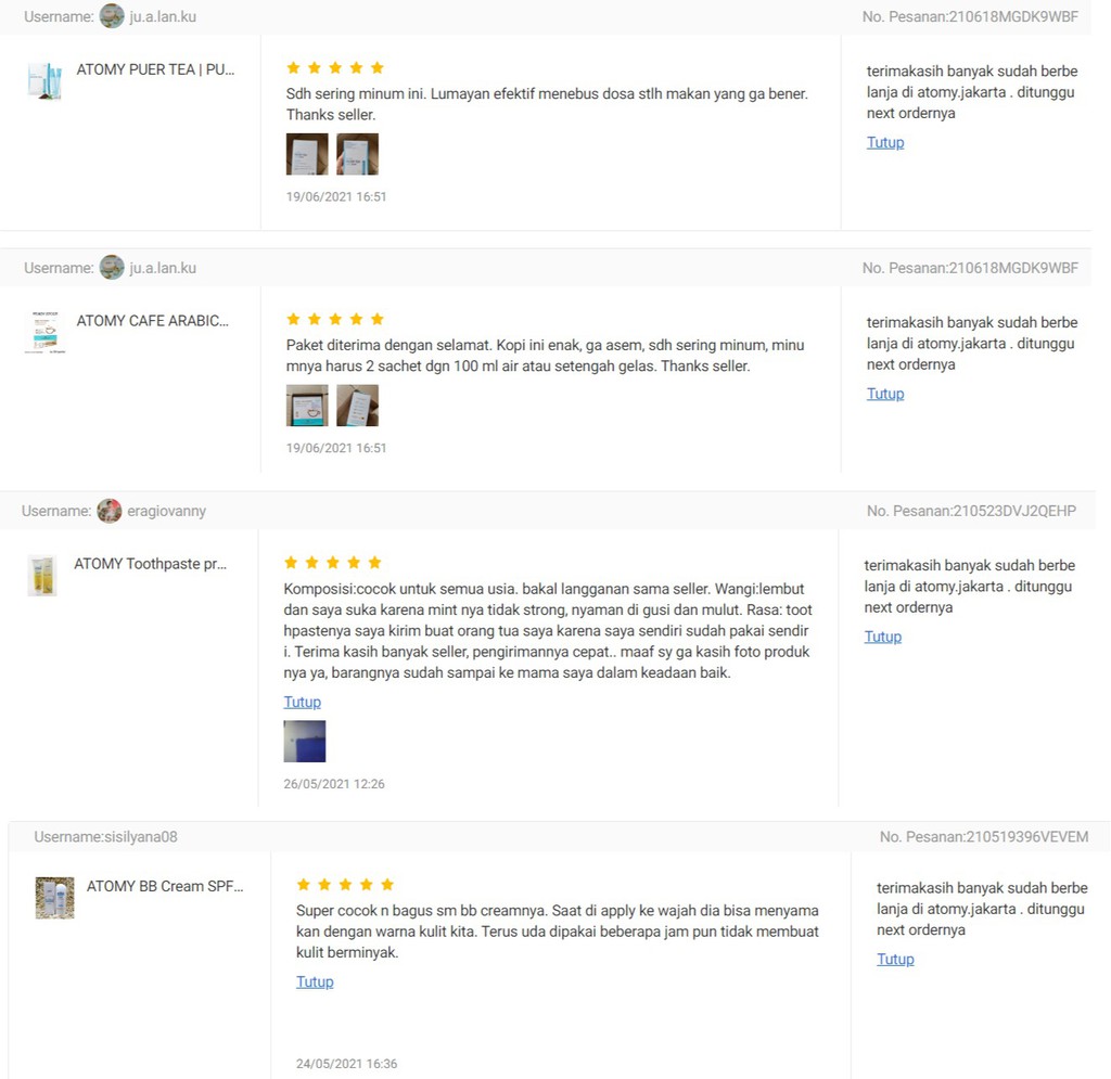 Toko Online Atomy Jakarta | Shopee Indonesia