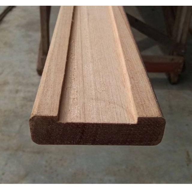 Jual Railing Pegangan Handrail Tangga Kayu Mahoni Minimalis ukuran 2.5 ...