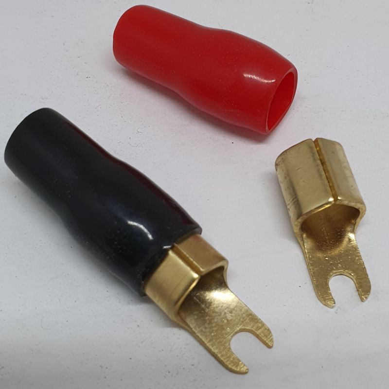 Jual Skun Kabel Sepatu Kabel model "U" ukuran 4 AWG (1 pair / 2Pcs ...