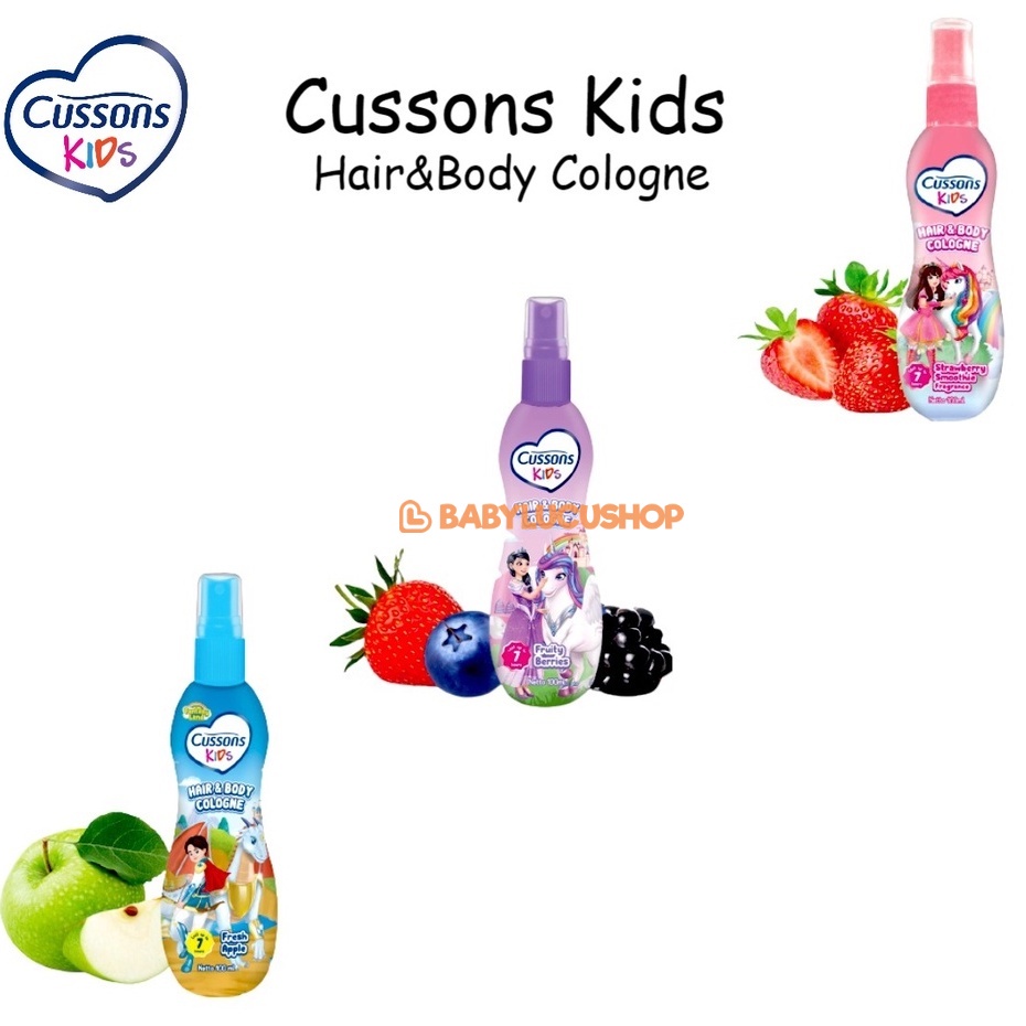 Jual Cussons Kids Hair & Body Cologne Fruity - Parfum Anak 100ml ...