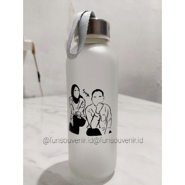 Jual FREE SABLON CUSTOM / BOTOL KACA / BOTOL SOUVENIR / BOTOL KACA ...
