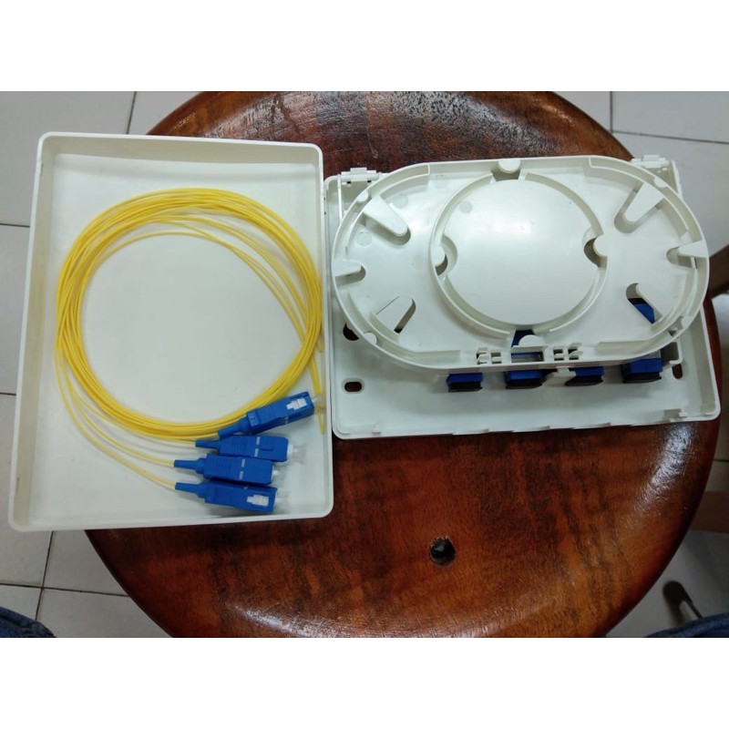 Jual Roset 4 core include pigtail + adaptor SC | Shopee Indonesia