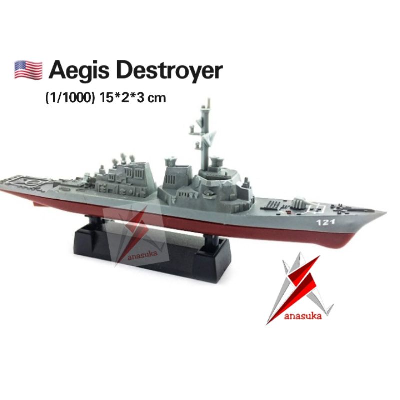 Jual Kapal Perang USS Aegis Destroyer Class Miniatur Model Kit Rakitan Puzzle | Shopee Indonesia