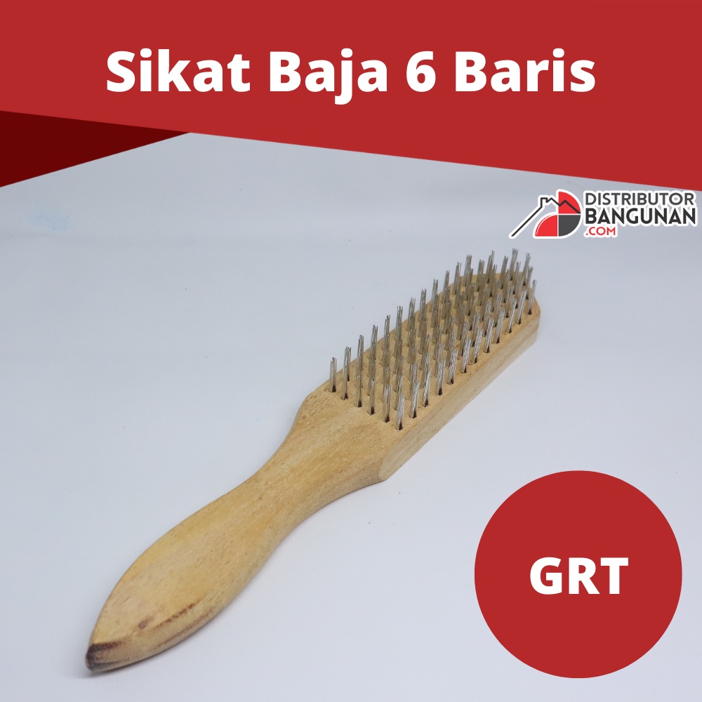 Jual Sikat Baja 6 Baris GRT | Shopee Indonesia