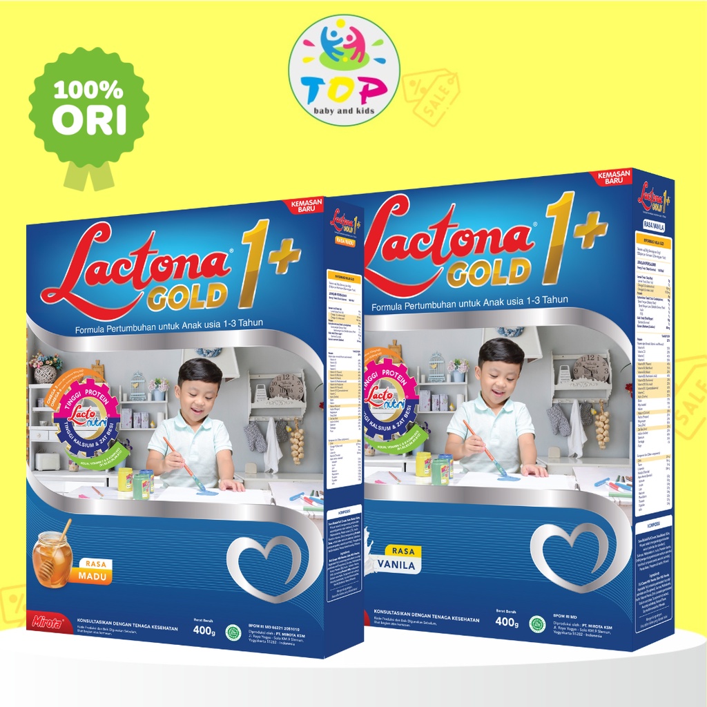 Jual ~TOP~ LACTONA GOLD 1+ 200GR / 400GR / 800GR (PILIH VARIAN DI ...