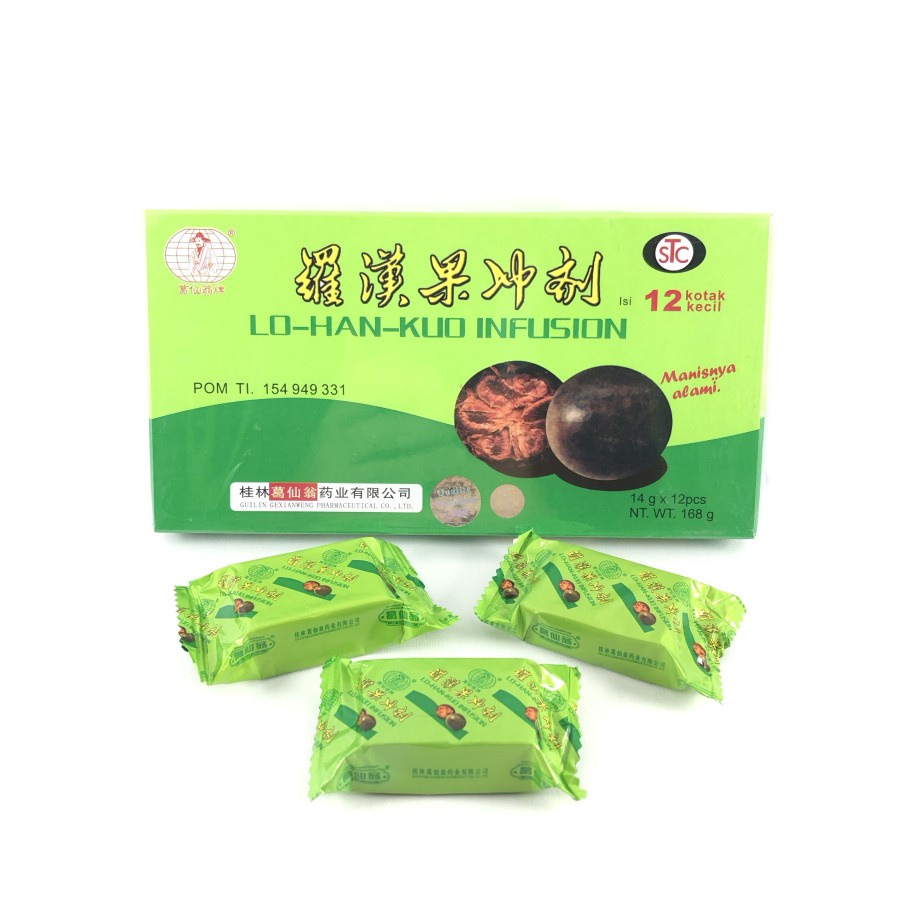 Jual LO HAN KUO Infusion - Obat Herbal Pereda Batuk 220gr / Obat Batuk ...