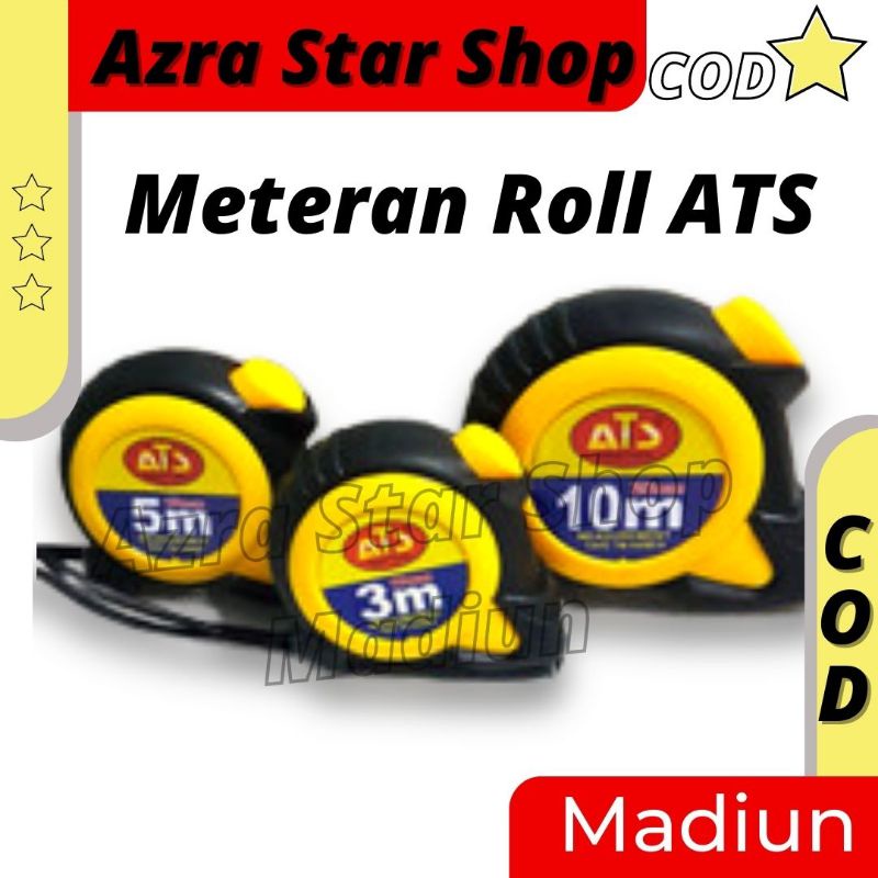 Jual Meteran Rol ATS Magnet Karet Autolock - Meter Roll Gulung - Ukuran ...