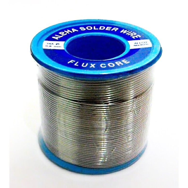 Jual Timah Alpha/ Alpha Solder Wire 0,8mm Flux Core 250g | Shopee Indonesia