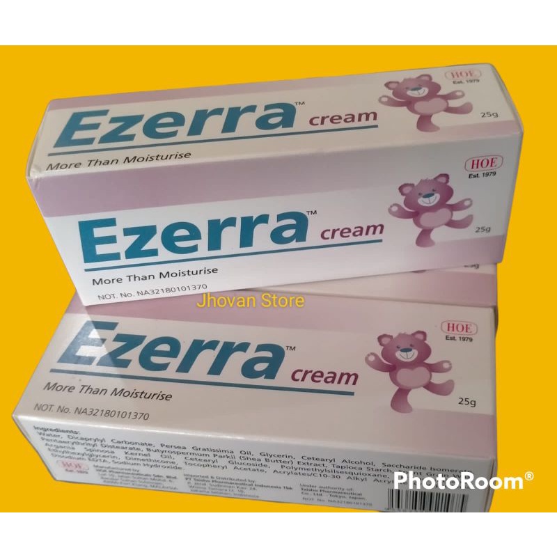 Jual EZERRA 25gr , Melembabkan manfaat mengurangi gejala kulit kering ...