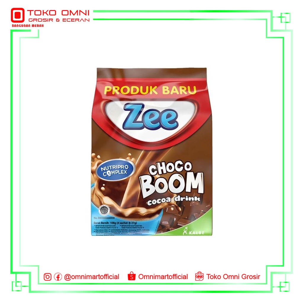 Jual ZEE CHOCO BOOM 4X27g | Shopee Indonesia