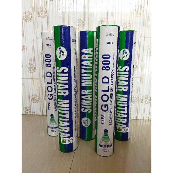 Jual Shuttlecock Sinar Mutiara Gold 800 Kok Badminton | Shopee Indonesia