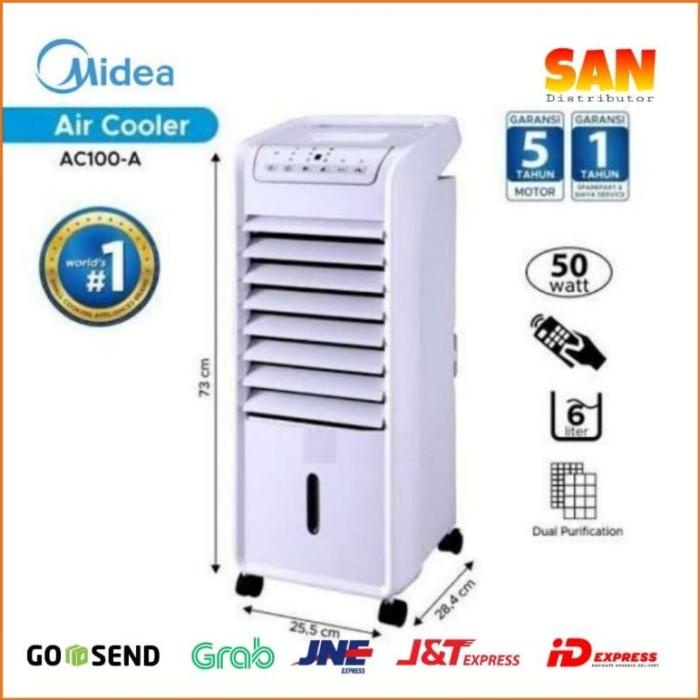 Jual Midea Air Cooler Portable Ac-100A 6Liter Putih | Ac100 A Ori ...
