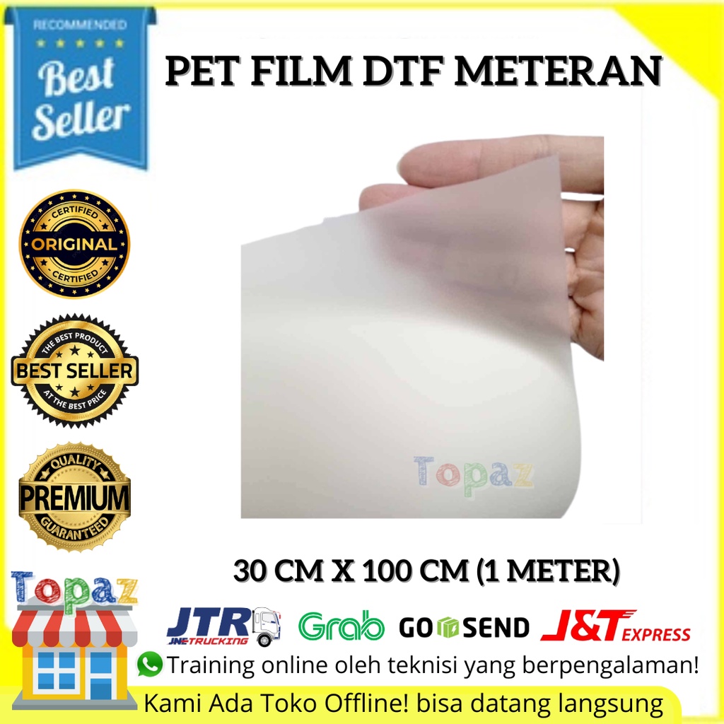 Jual PET FILM DTF / KERTAS PRINT FILM DTF / Premium Heat Transfer Film ... Jual PET FILM DTF / KERTAS PRINT FILM DTF / Premium Heat Transfer Film ...