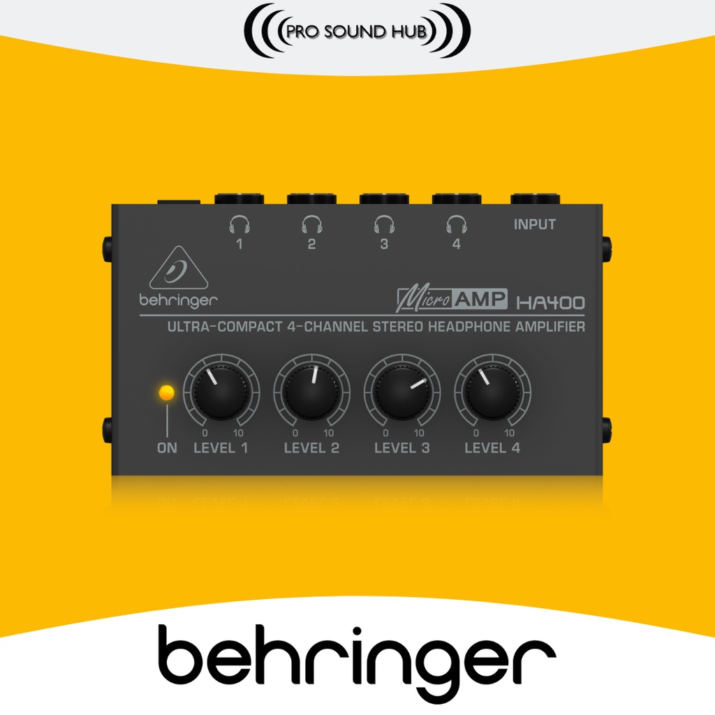 Jual Behringer HA400 HA-400 Splitter Headphone Amplifier Distributor 4 ...
