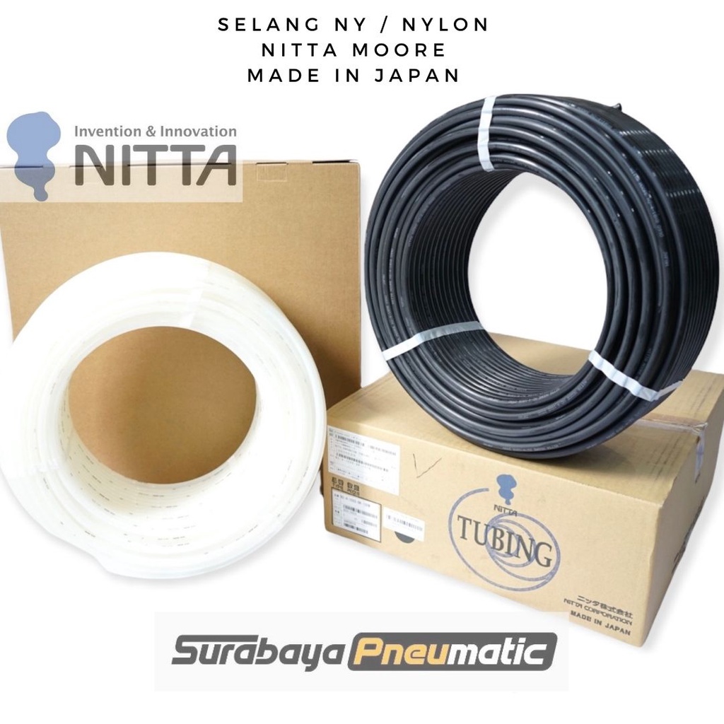 Jual NITTA MOORE - Selang Nylon N2-4-12x9 (12x9mm) - Made Japan - Selang NY | Shopee Indonesia