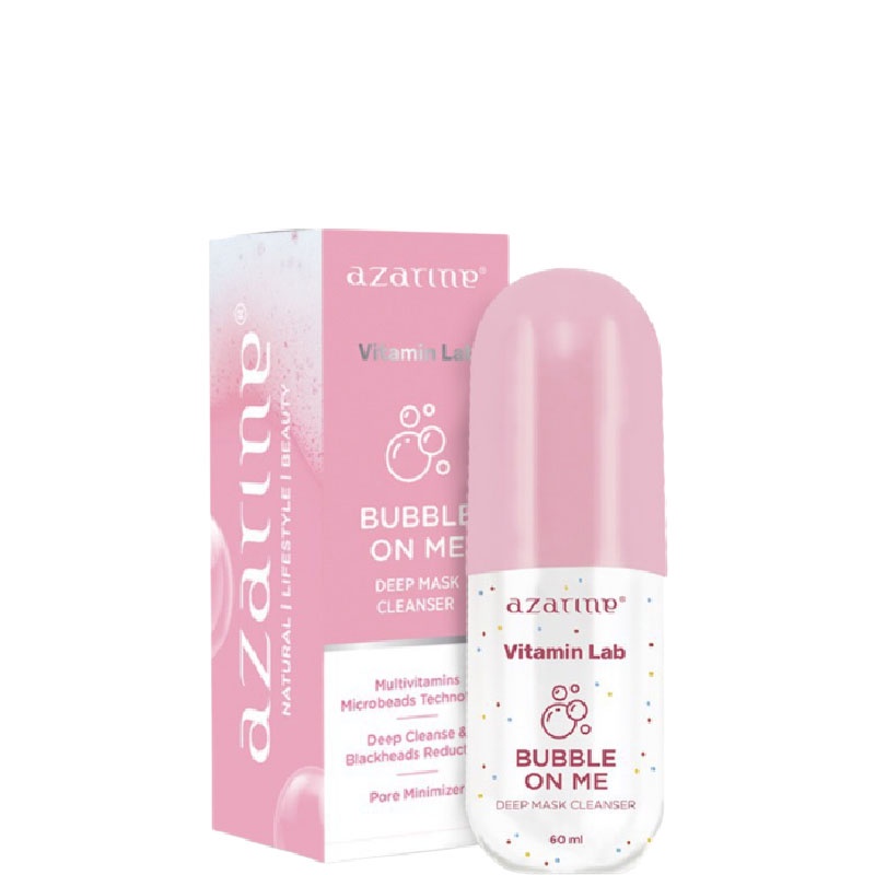 Jual Azarine Bubble On Me Deep Mask Cleanser 60 mL Indonesia|Shopee ...