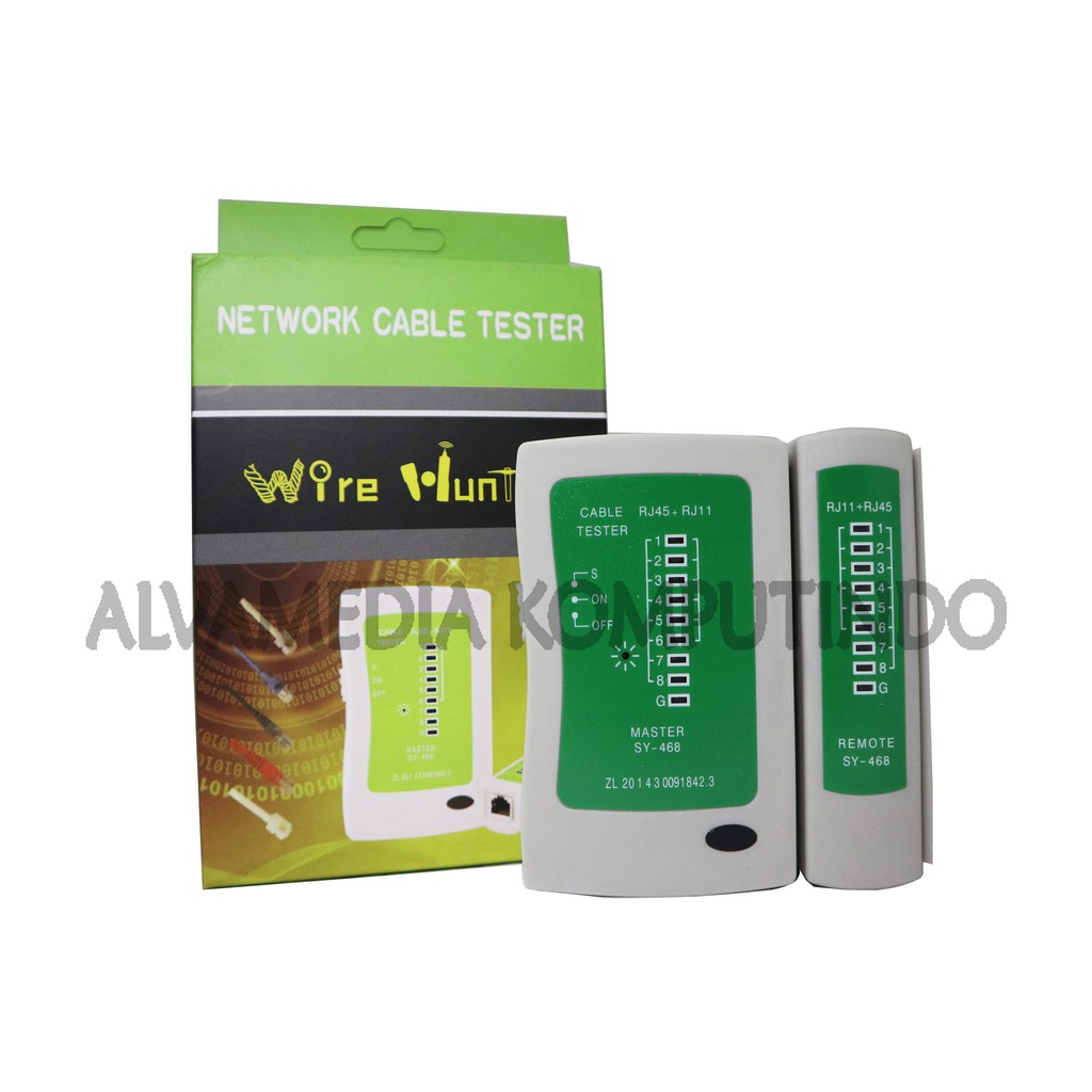Jual LAN TESTER SY-468 RJ45 RJ11 WIRE HUNTER NETWORK CABLE TESTER ...